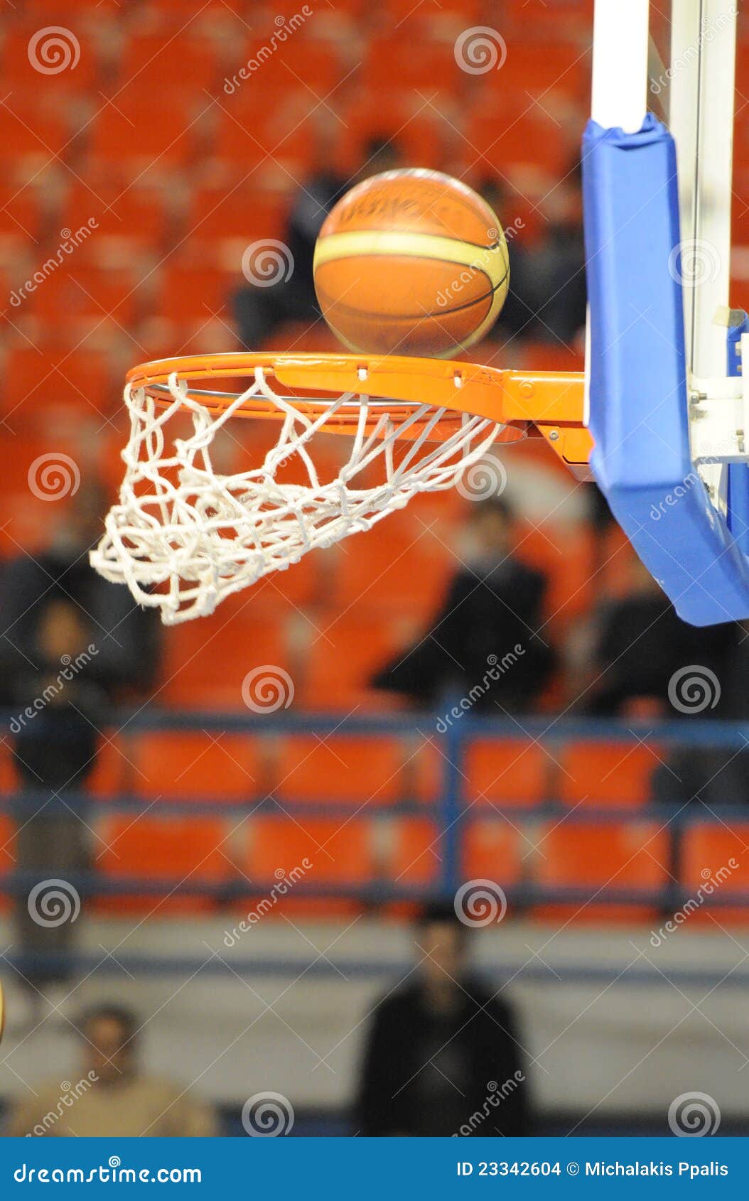 Basketball hoop and ball stock photo. Image of sports - 23342604