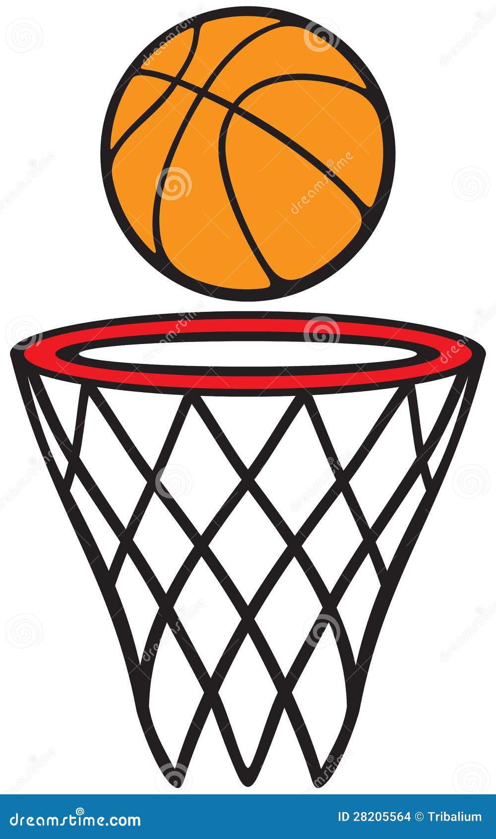 Free Basketball Hoop Clip Art