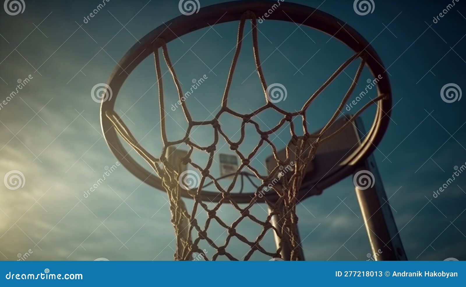 Basketball Hoop. Generative Ai Stock Image - Image of exercise, game ...