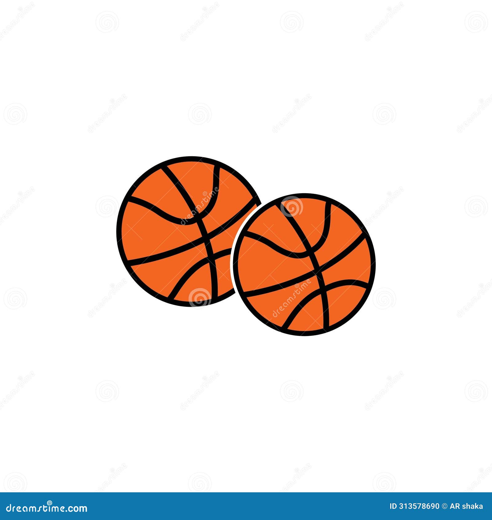 Basketball Hoop Icon Vector Illustration Logo Template Stock Vector ...