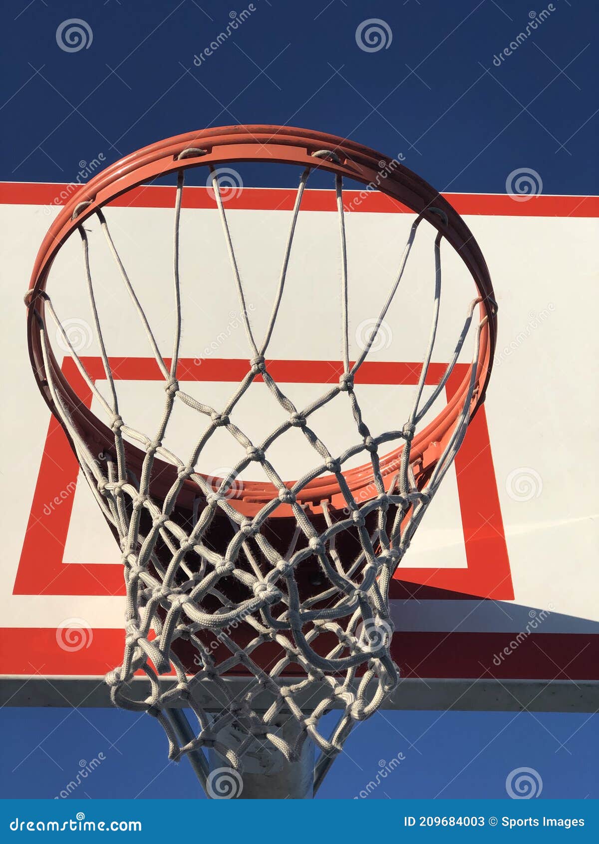 Basketball Hoop with Net. editorial stock photo. Image of black - 209684003