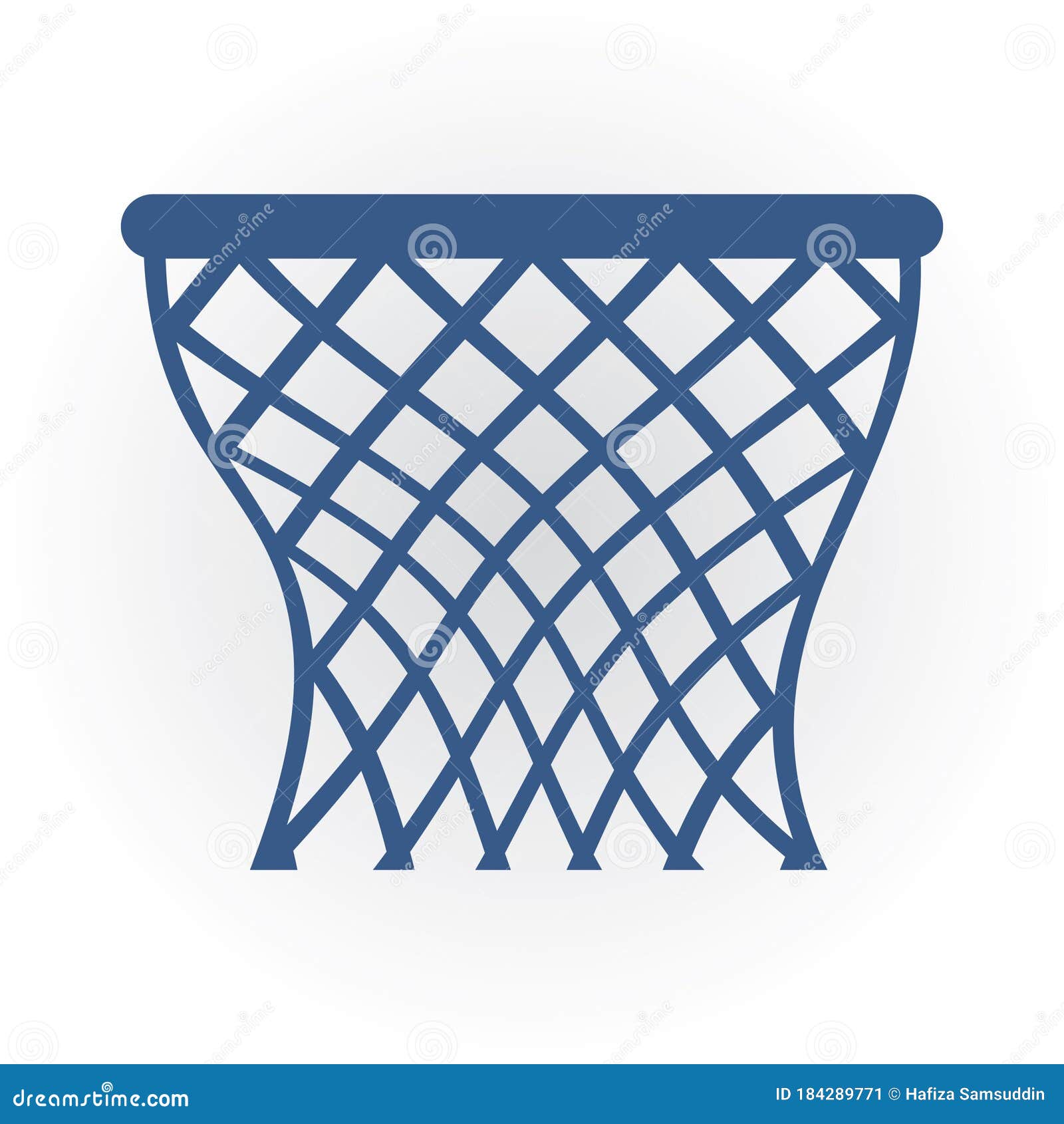 Basketball Hoop. Vector Illustration Decorative Background Design Stock ...