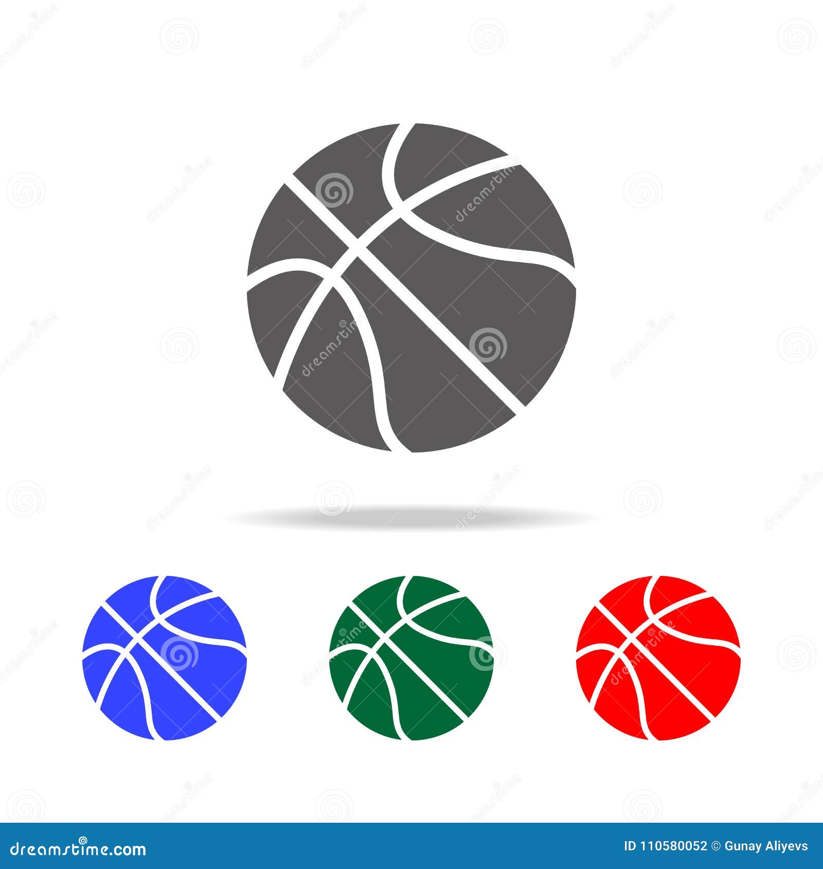 Basketball Icon. Elements in Multi Colored Icons for Mobile Concept and ...