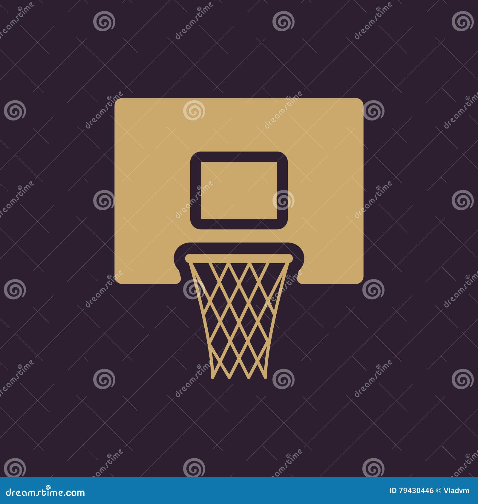 The Basketball Icon. Game Symbol Stock Vector - Illustration of ...