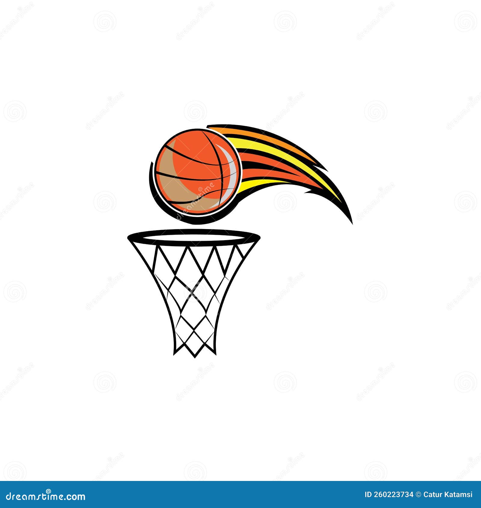 Basketball Icon Logo Vector Stock Illustration - Illustration of play ...