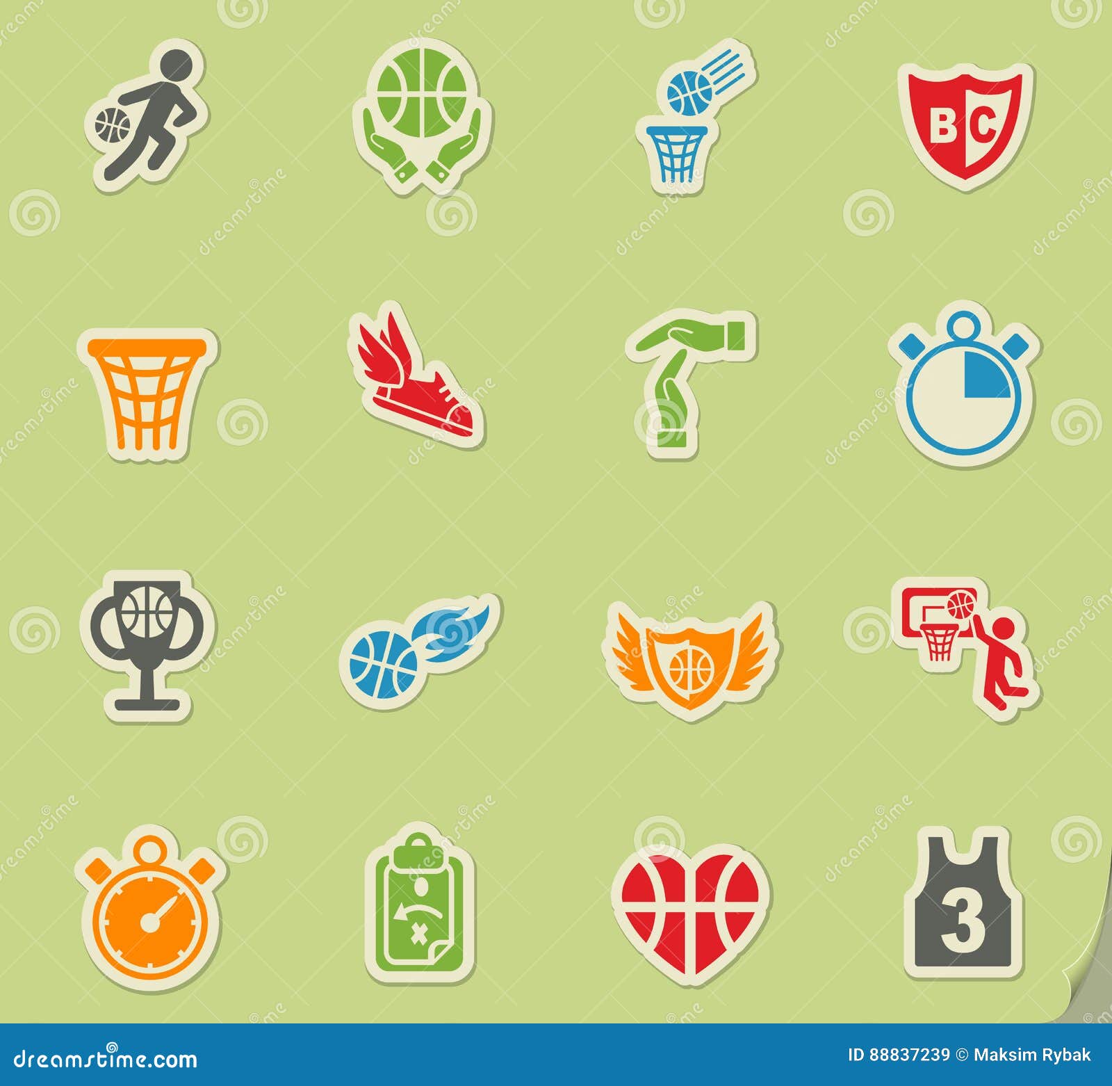 Timeout Emblem Vector Illustration | CartoonDealer.com #20578542