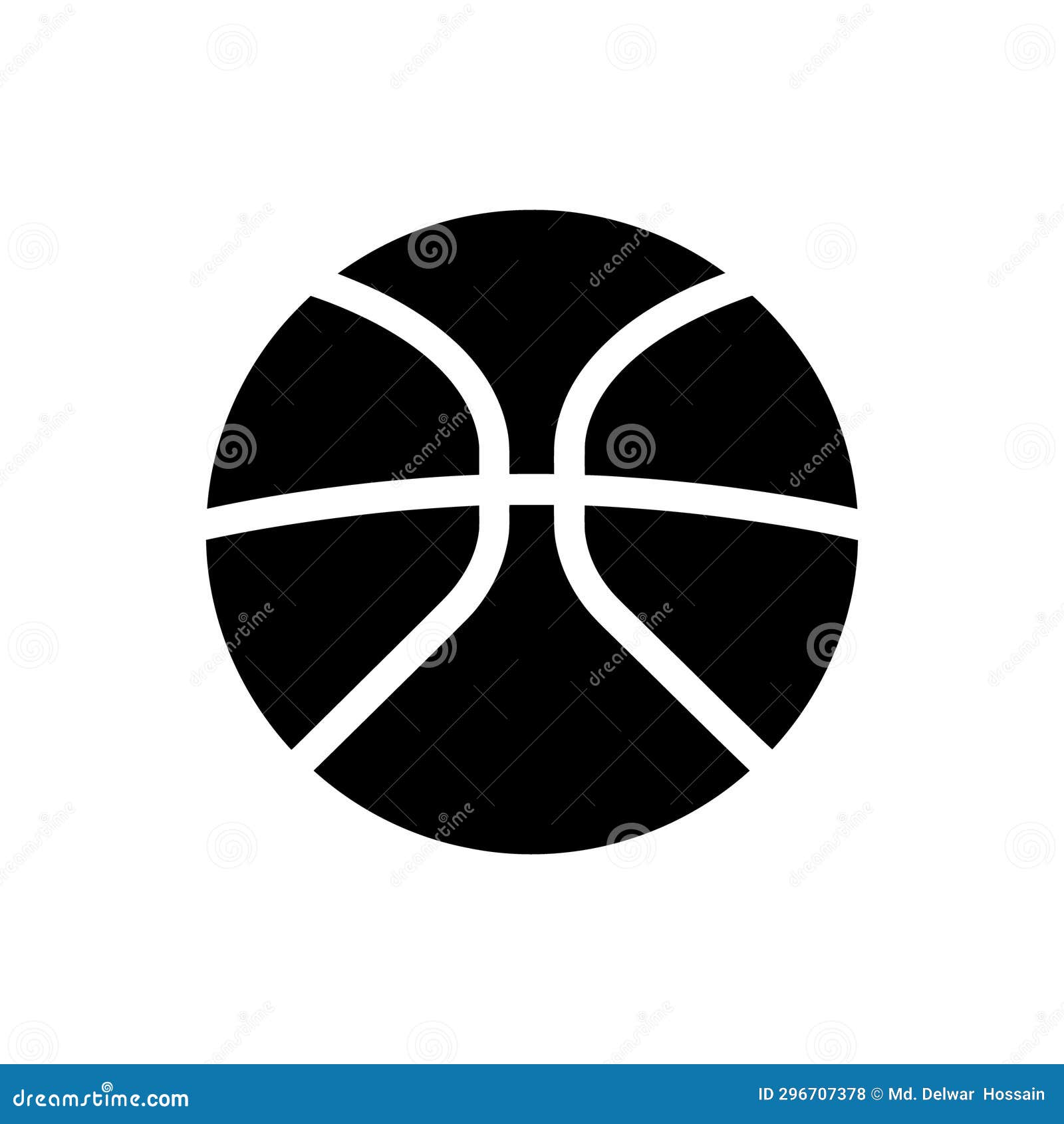 Basketball Icon stock illustration. Illustration of court - 296707378