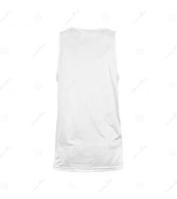 Basketball Jersey Back View on White Background Stock Photo - Image of ...