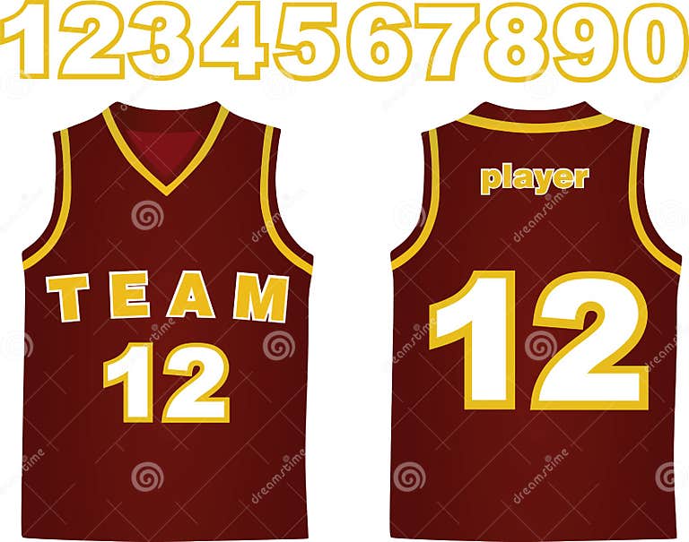 Basketball jersey stock vector. Illustration of clothes - 101374388