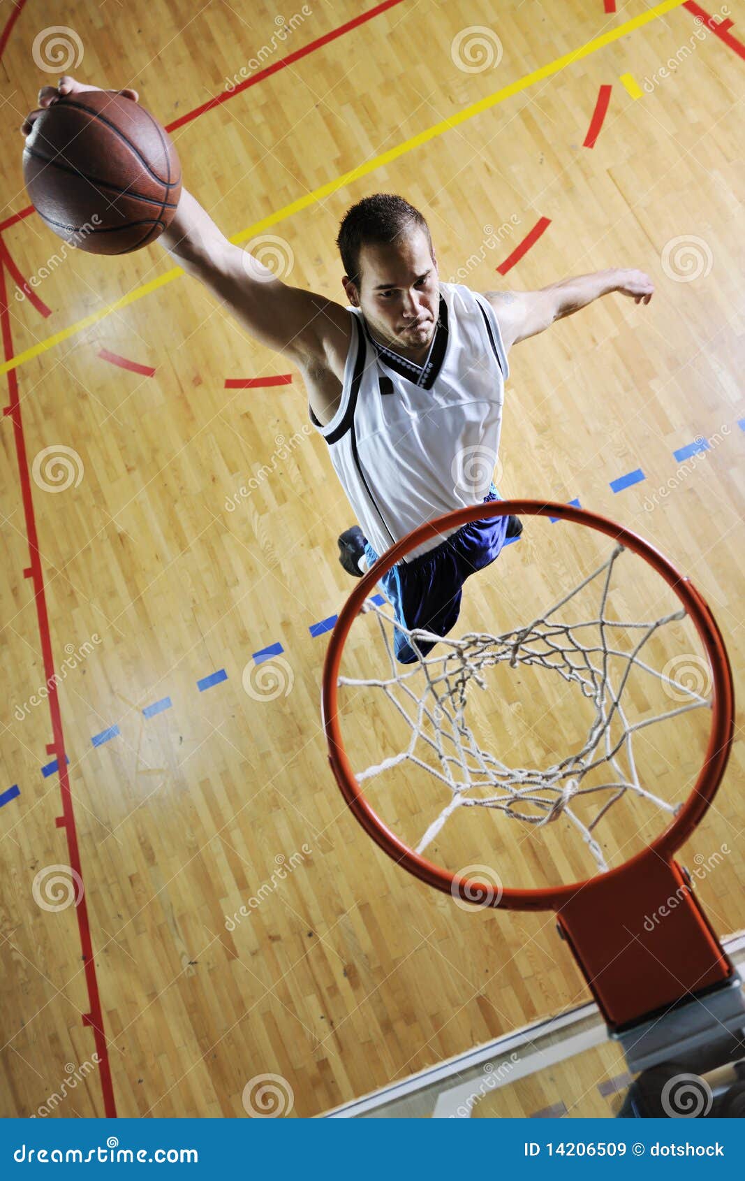Basketball jump stock image. Image of hand, hall, basketball - 14206509