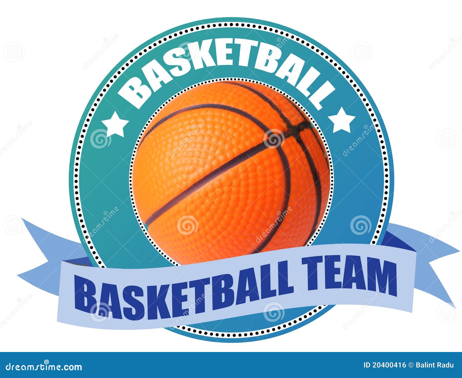 Basketball label stock vector. Illustration of objects - 20400416