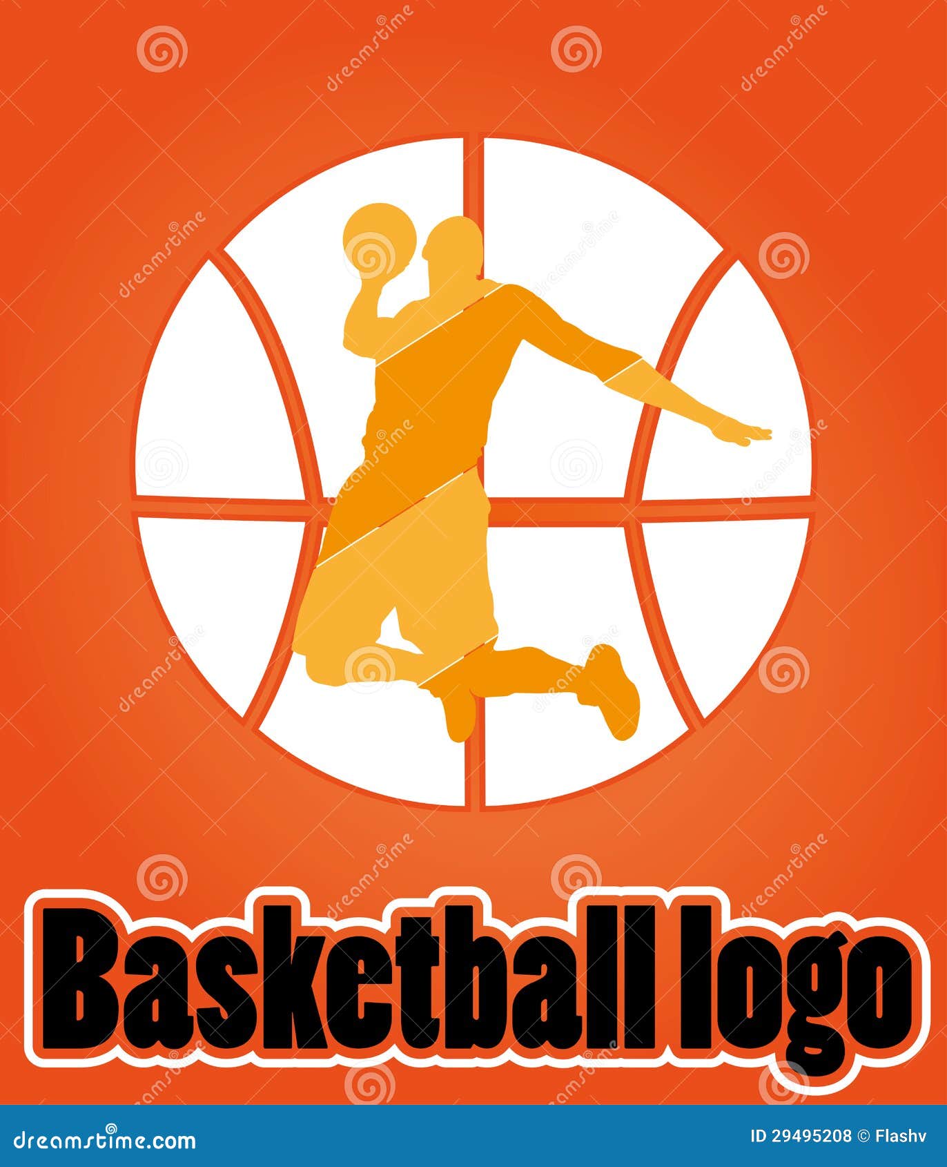 Basketball logo stock vector. Illustration of platform - 29495208