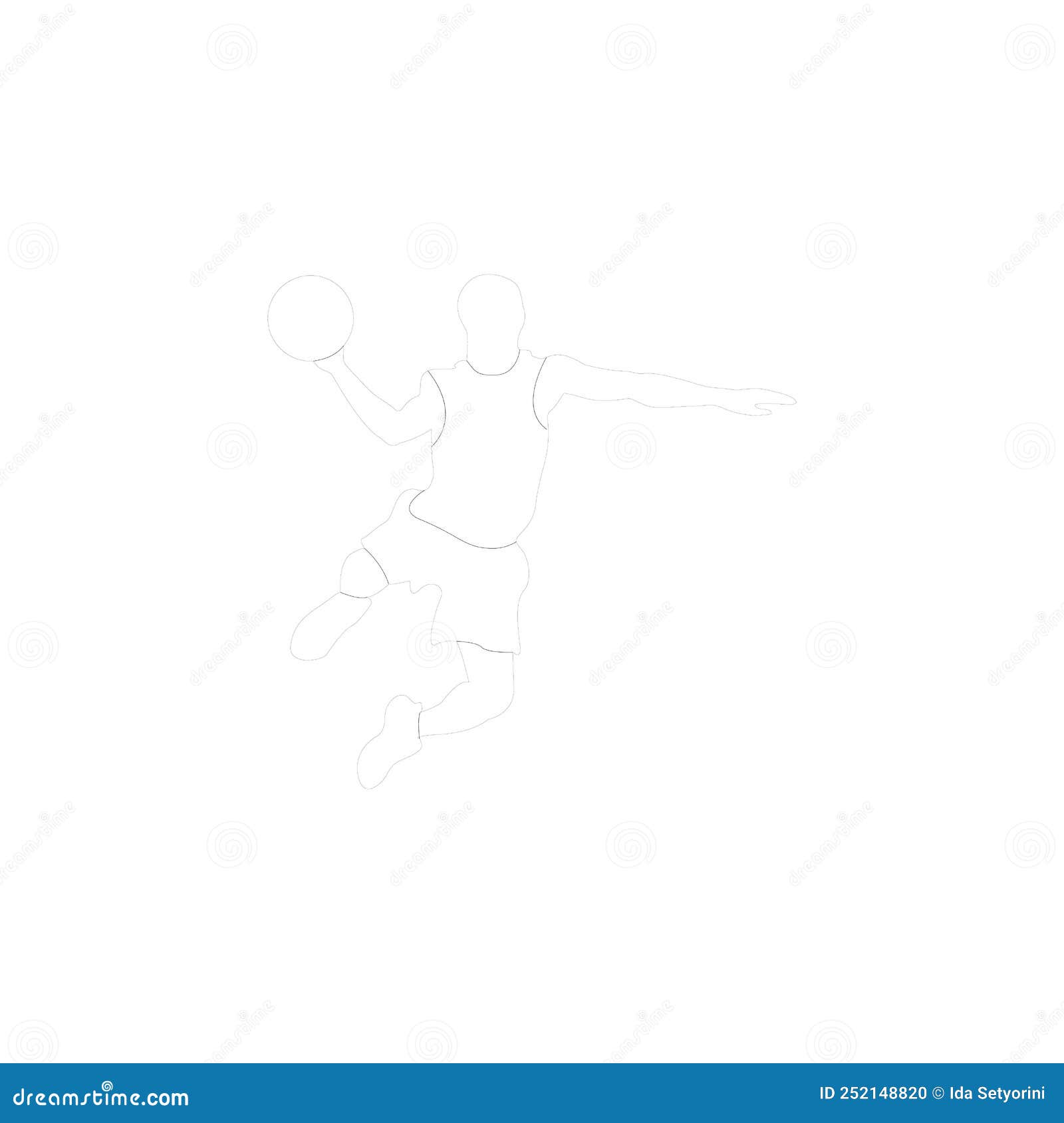 Basketball Logo Vector Illustration Design Stock Illustration ...