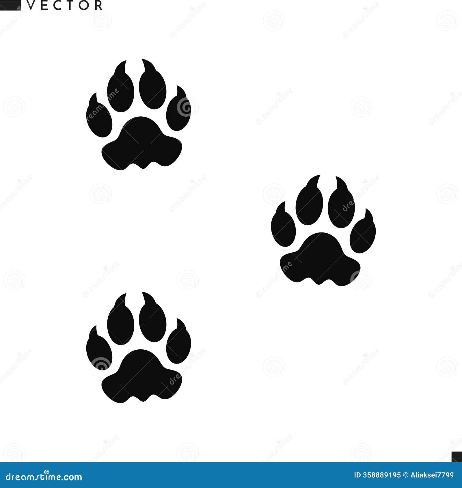 Tiger Track Frame Royalty-Free Illustration | CartoonDealer.com #3886983
