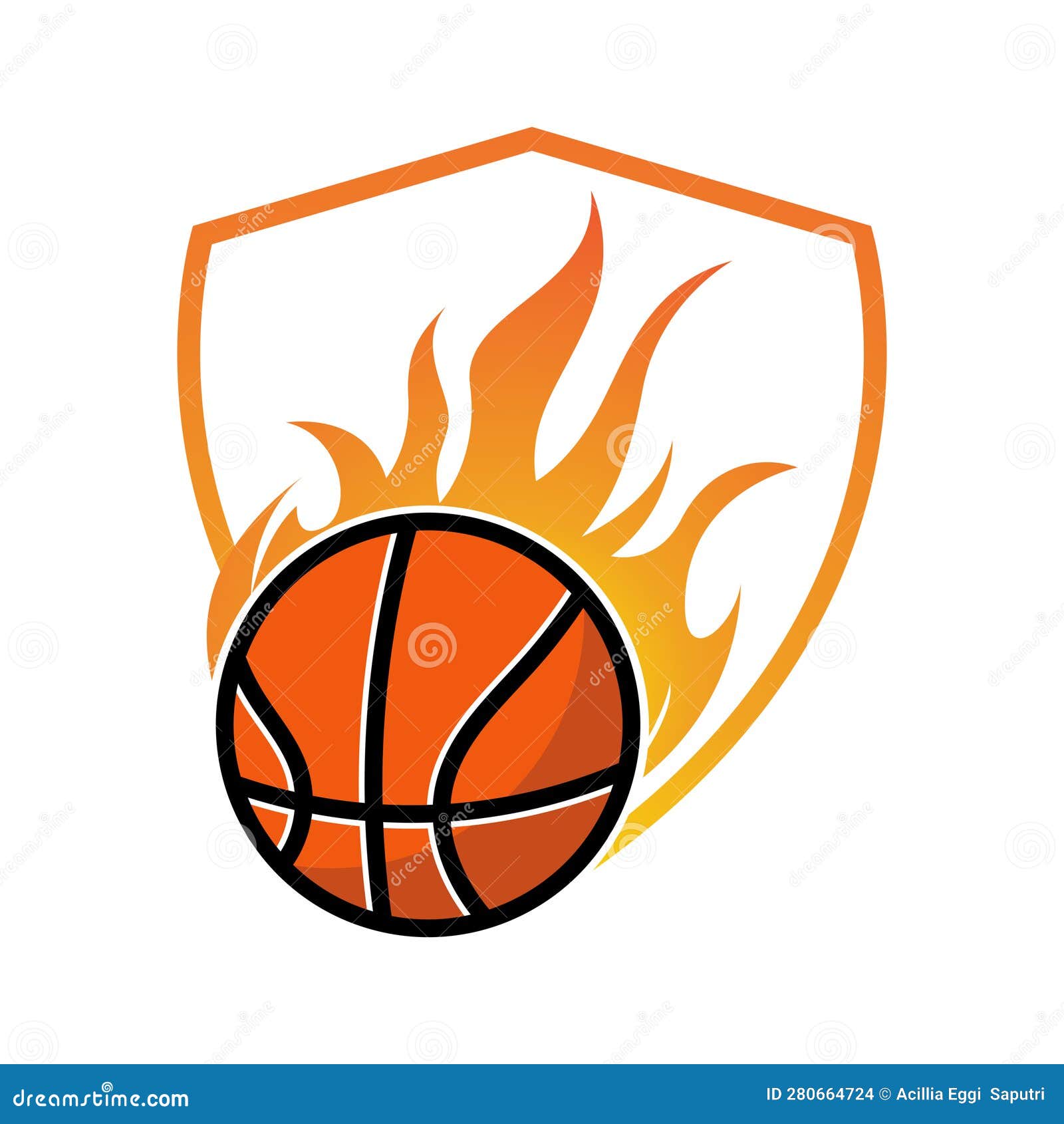 Basketball logo vector stock vector. Illustration of concept - 280664724