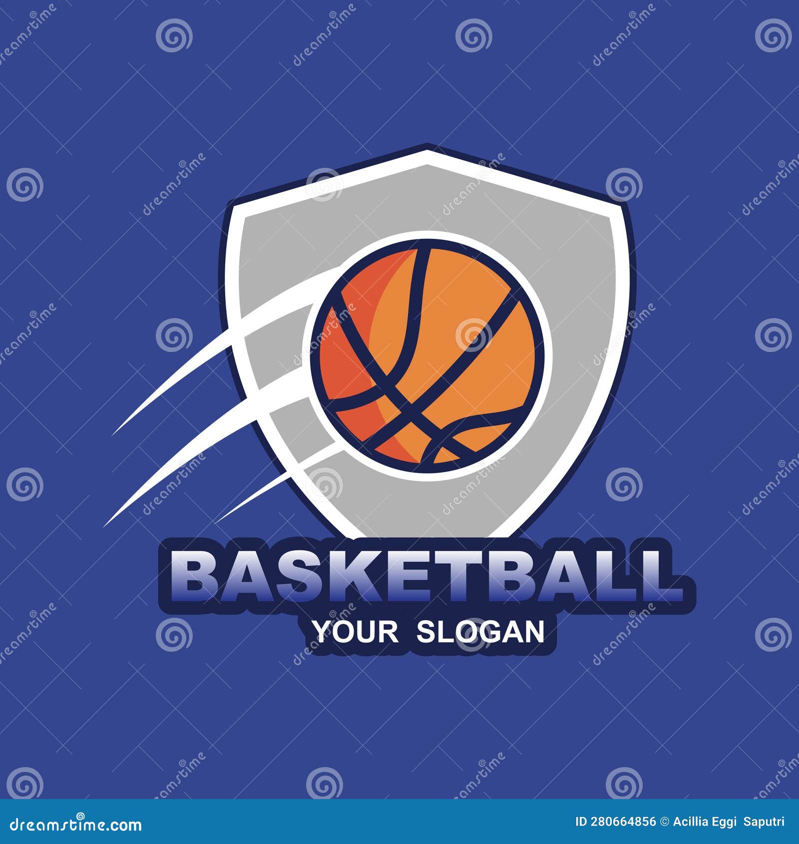 Basketball logo vector stock vector. Illustration of element - 280664856
