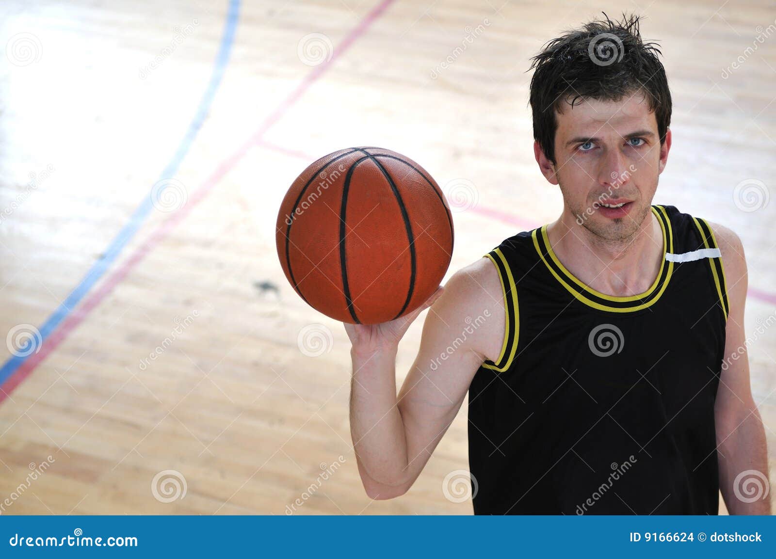 Basketball man stock photo. Image of playing, leisure - 9166624