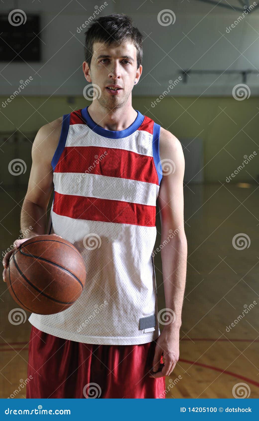 Basketball man portrait stock photo. Image of game, people - 14205100