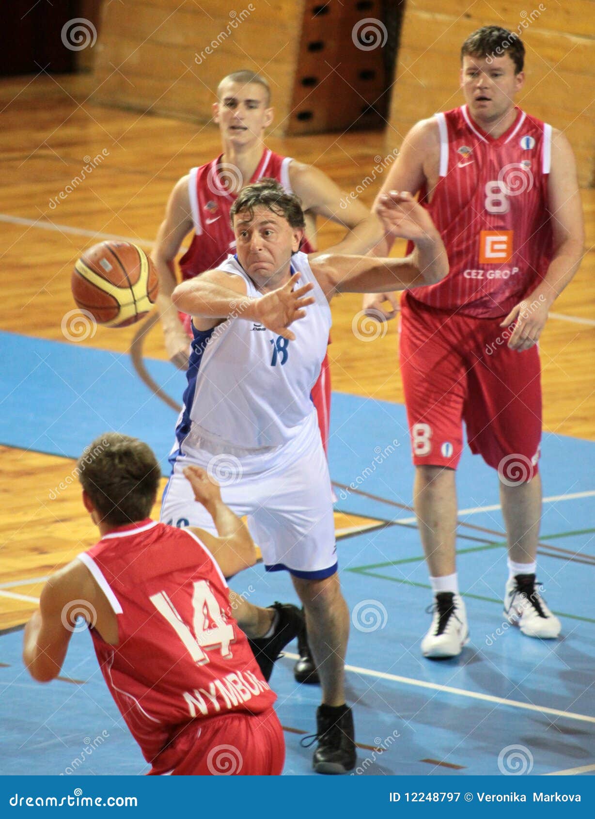 BASKETBALL MATCH editorial photography. Image of jump - 12248797