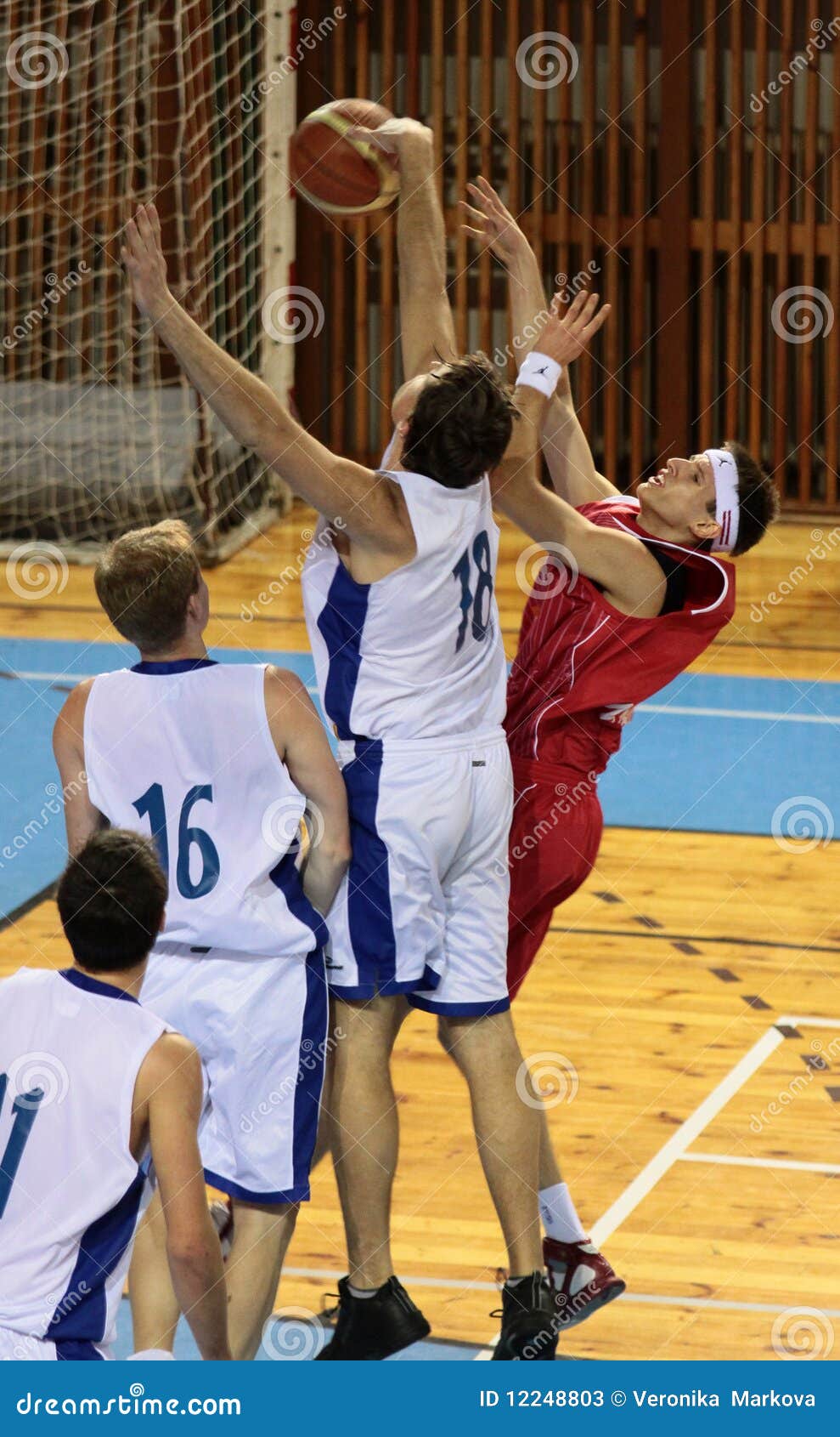 BASKETBALL MATCH editorial stock photo. Image of sport - 12248803