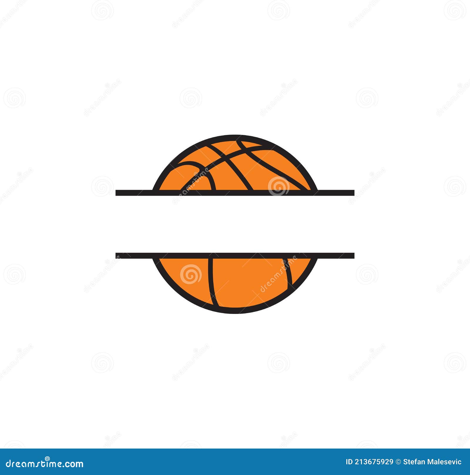Basketball monogram stock vector. Illustration of badge - 213675929