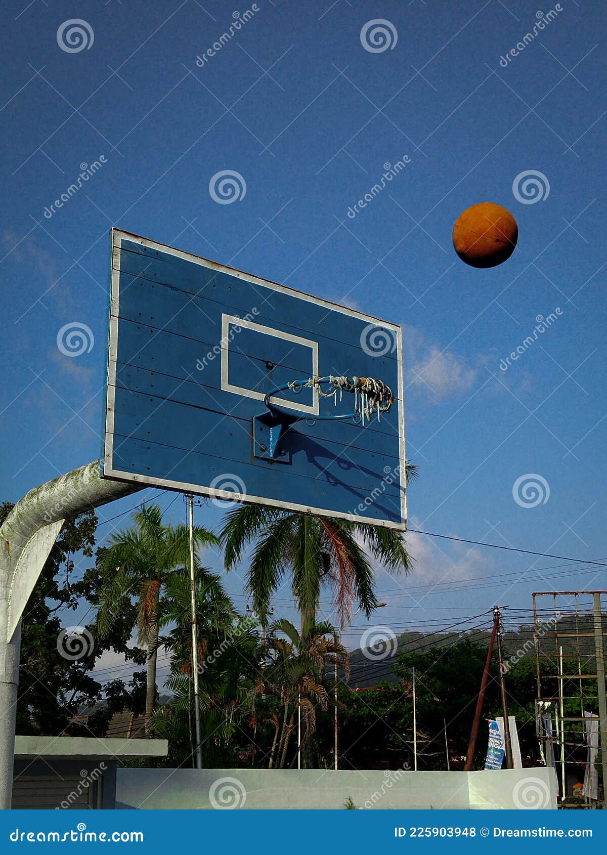 Basketball in my City stock photo. Image of landmark - 225903948