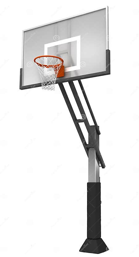 Basketball with net stock illustration. Illustration of dimensional ...
