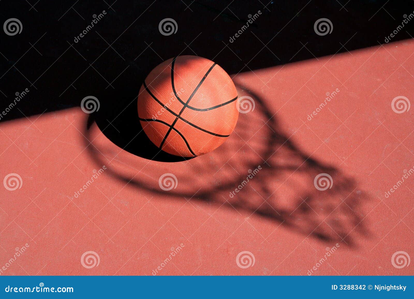 Basketball and net shadow stock photo. Image of circle - 3288342