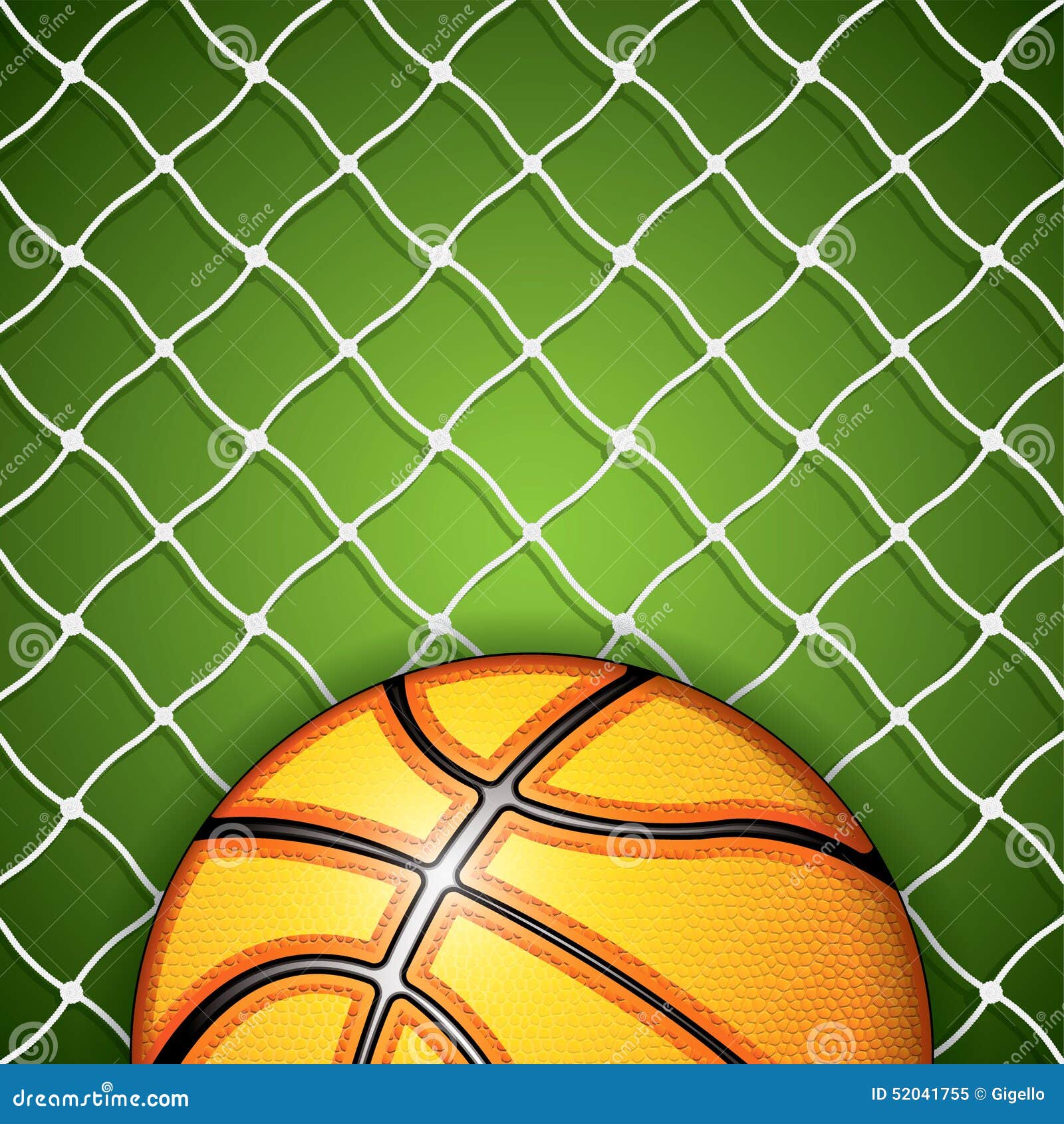 Basketball stock vector. Illustration of ball, sport - 52041755