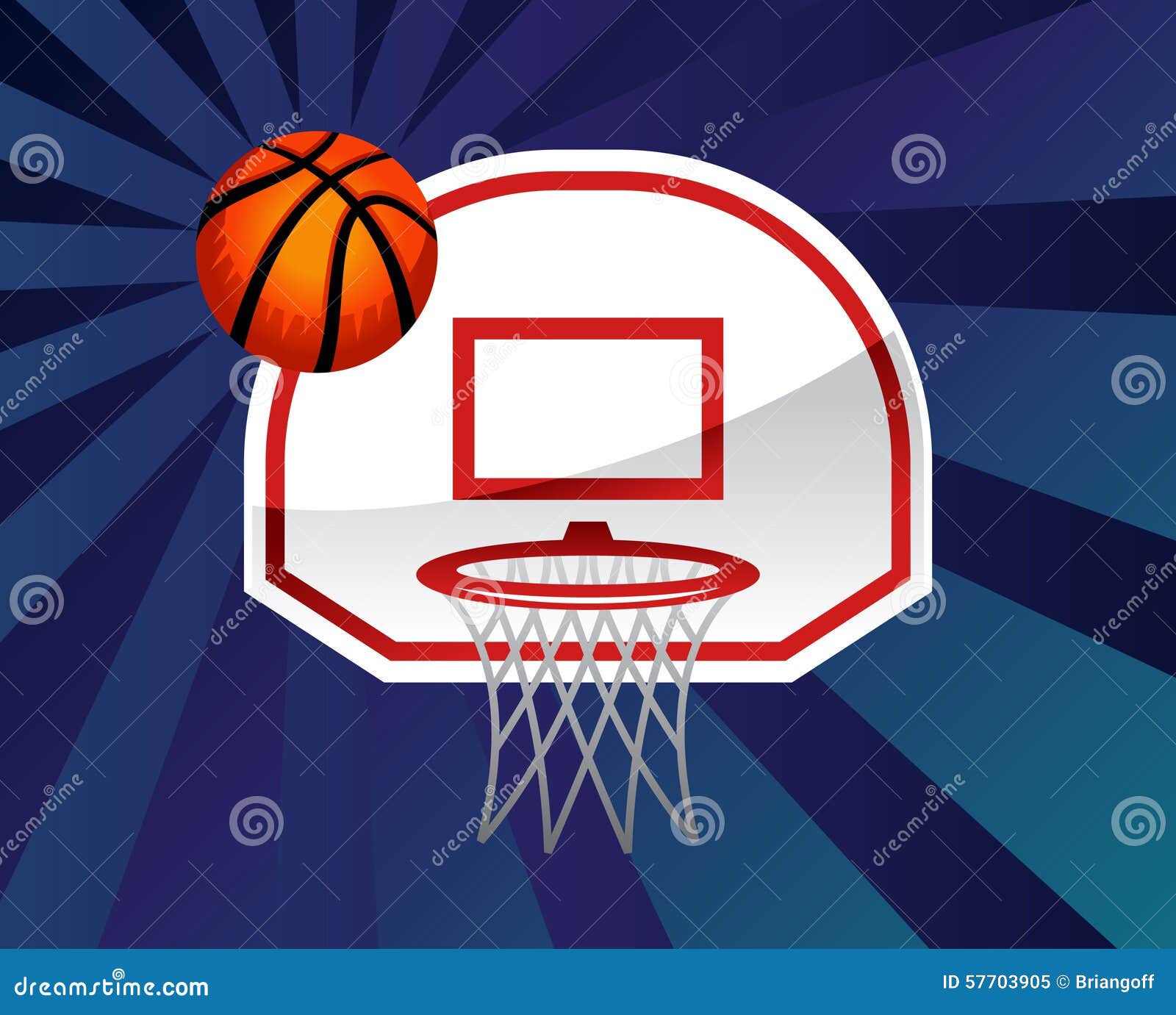 Basketball Net stock vector. Illustration of backboard - 57703905
