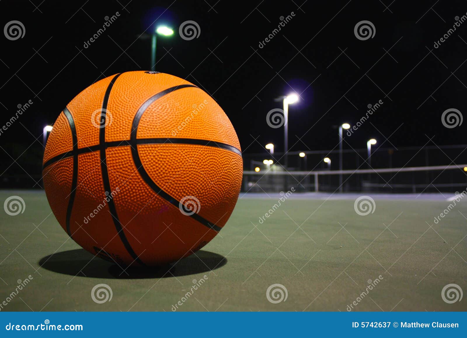 Basketball at night stock image. Image of dribbling, game - 5742637