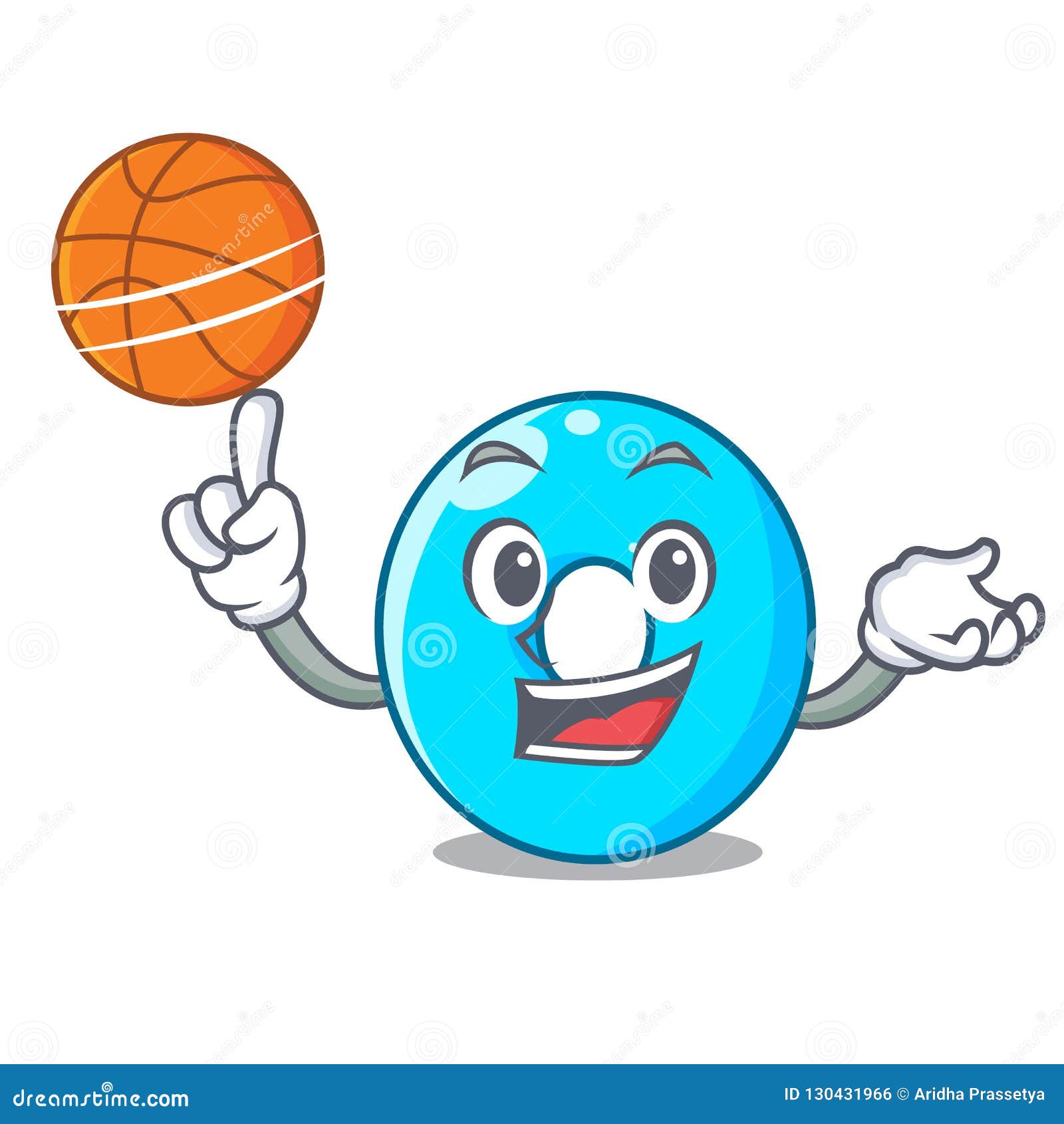 With Basketball the Number Zero on the Character Stock Vector ...