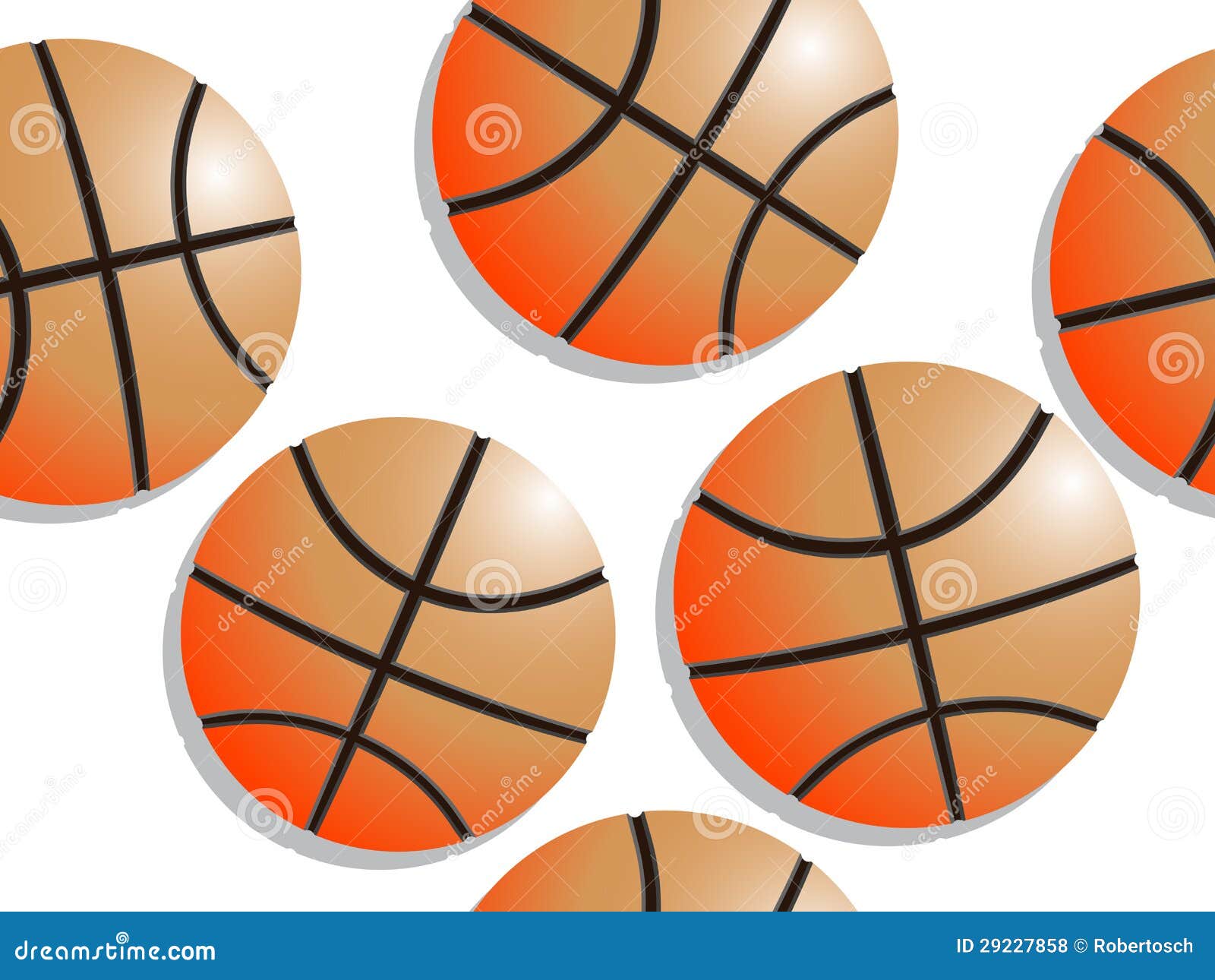 Basketball pattern stock vector. Illustration of design - 29227858