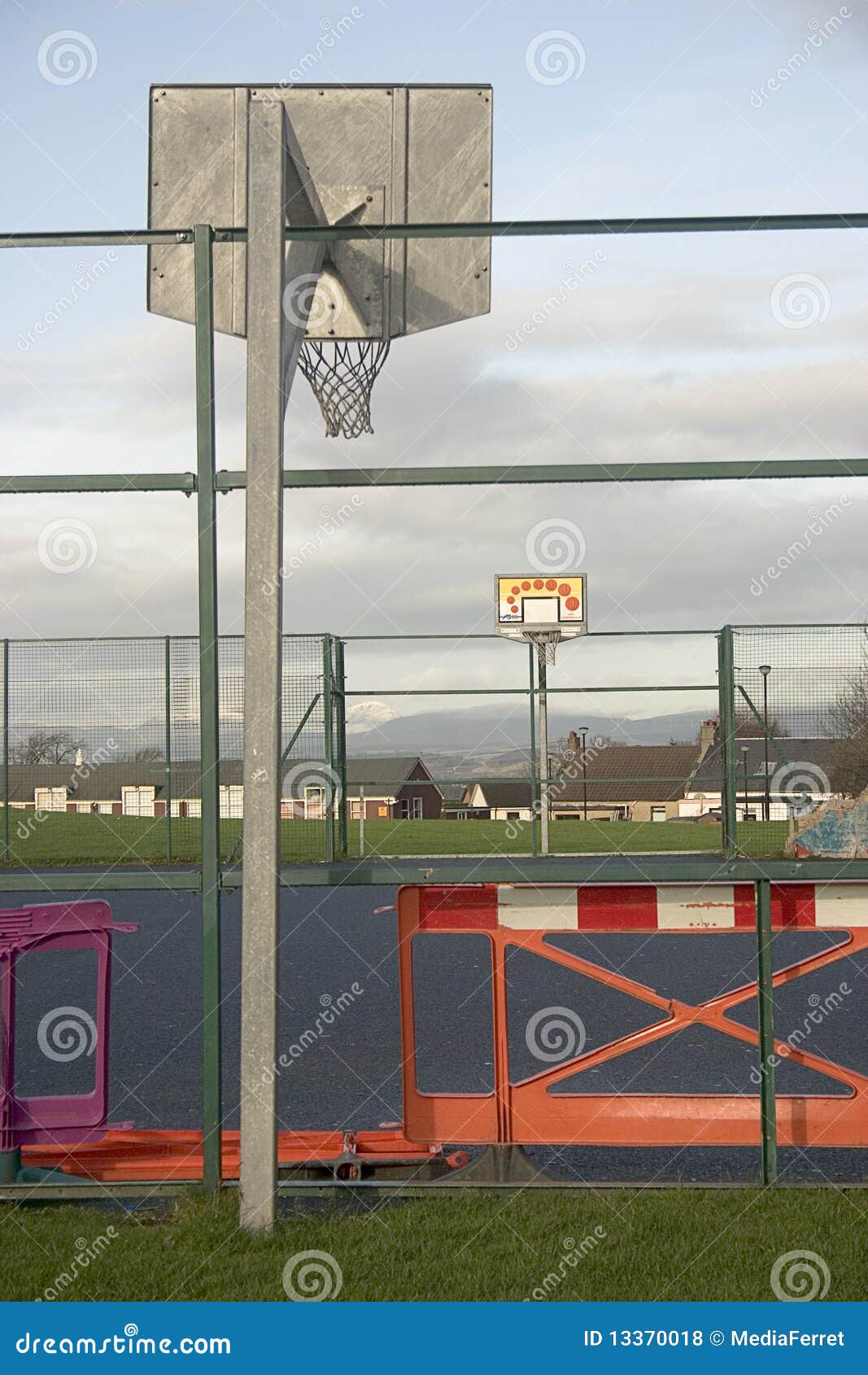 Basketball Pitch, Cowie stock photo. Image of outdoor - 13370018