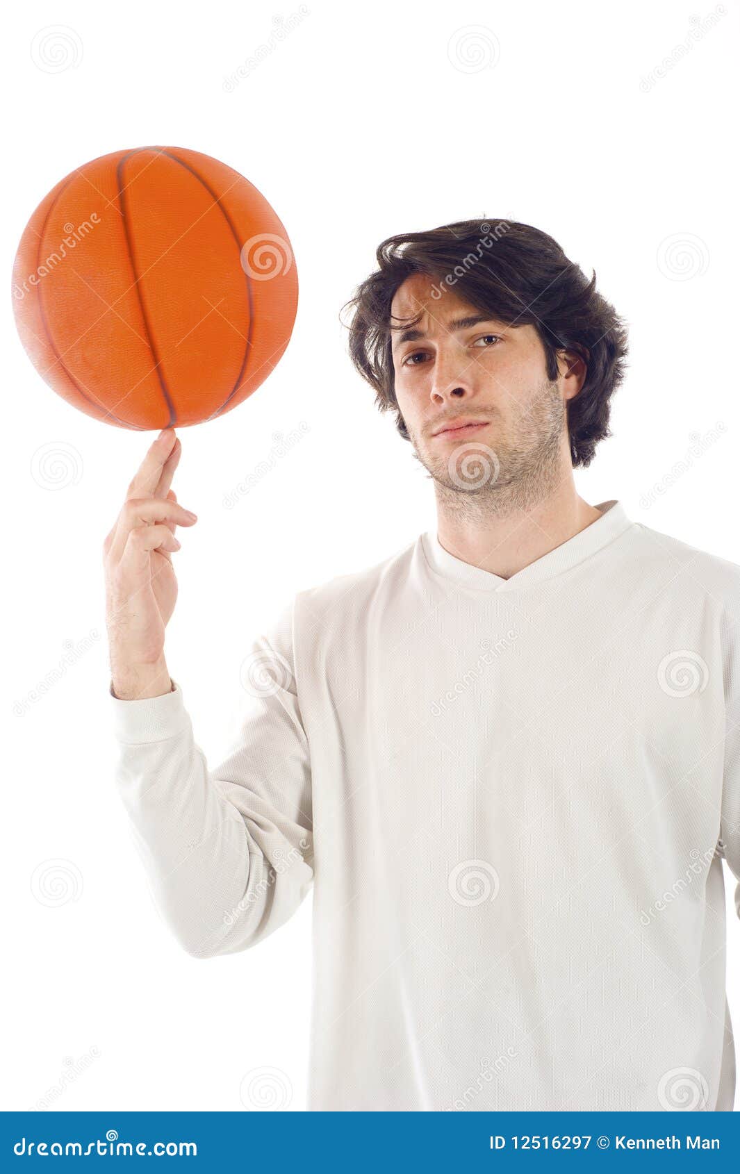 Basketball Player stock image. Image of people, adult - 12516297