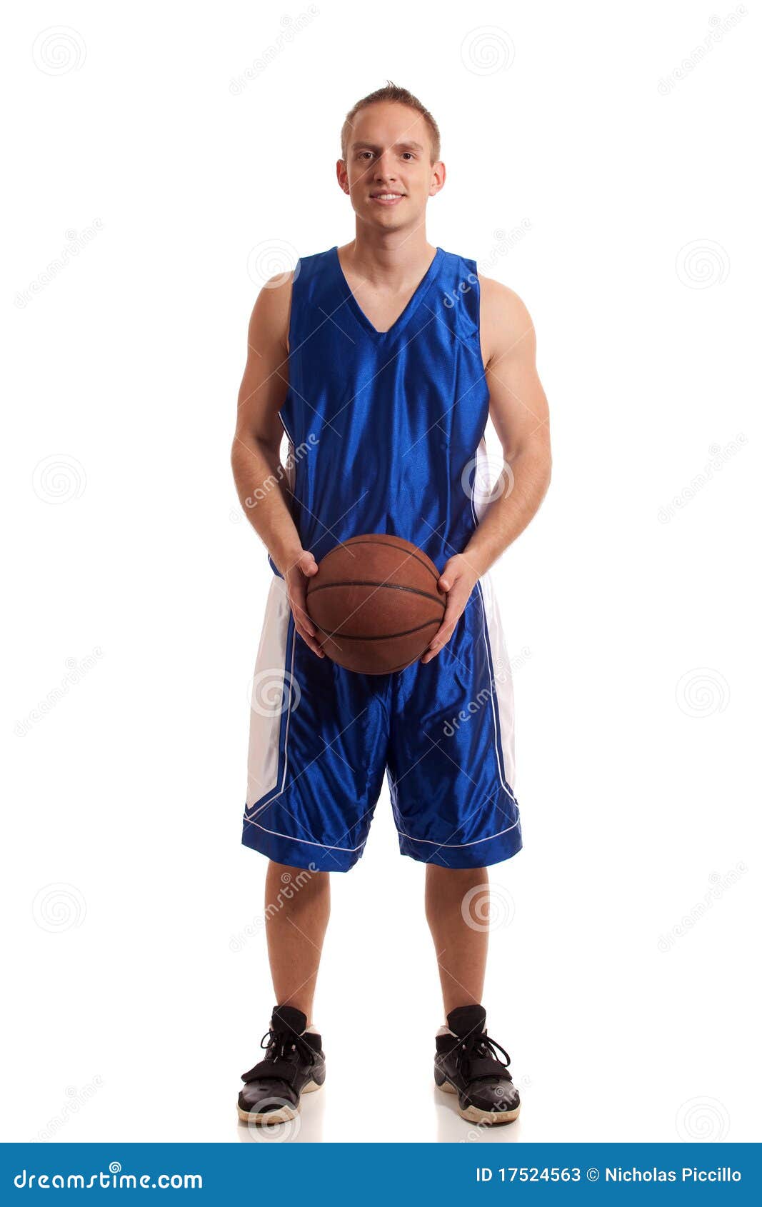 Basketball Player stock image. Image of athletic, studio - 17524563