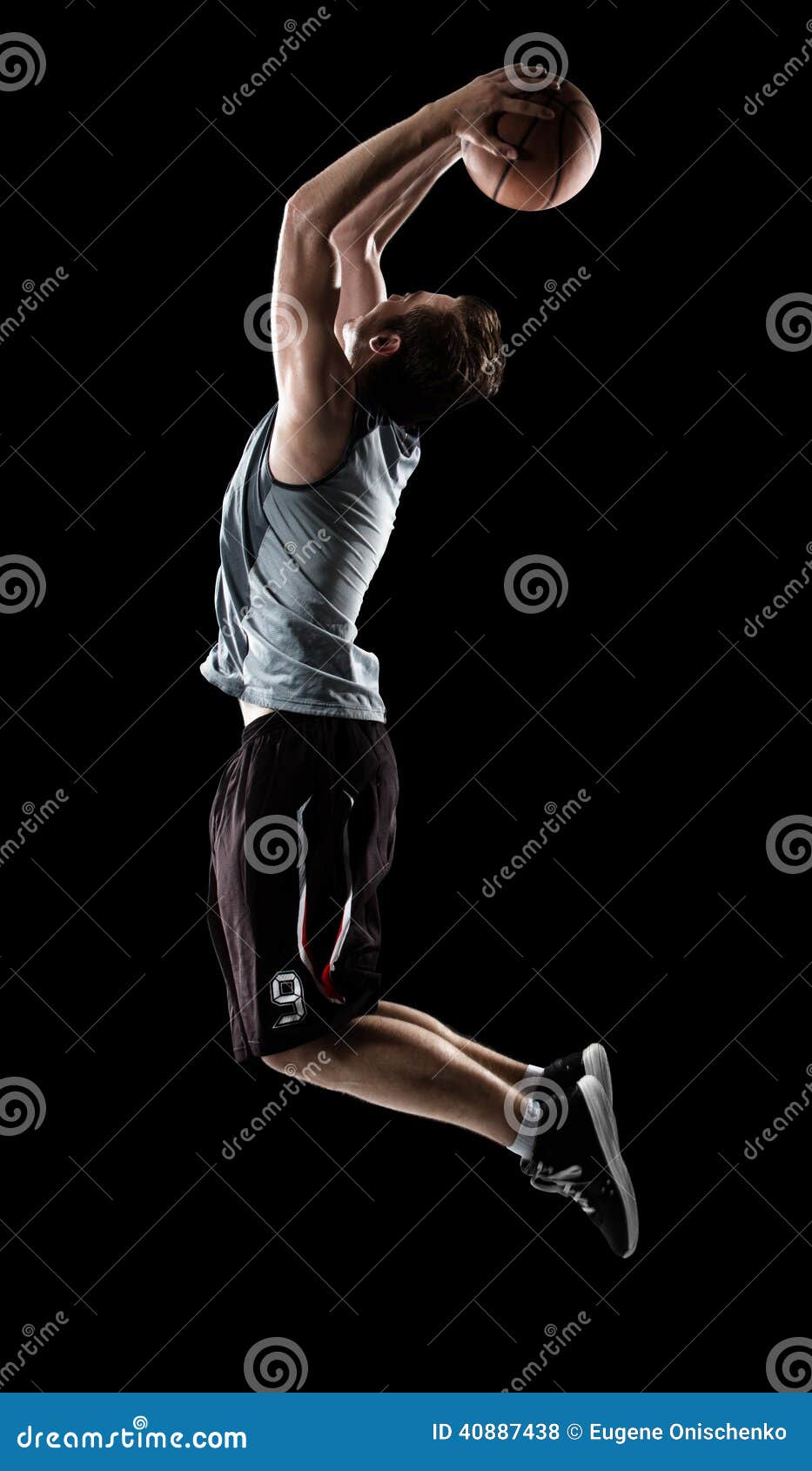 Basketball Player in Action Stock Photo - Image of ball, game: 40887438