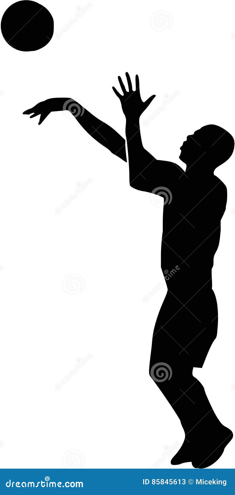 Basketball Player in Action Stock Vector - Illustration of competition ...