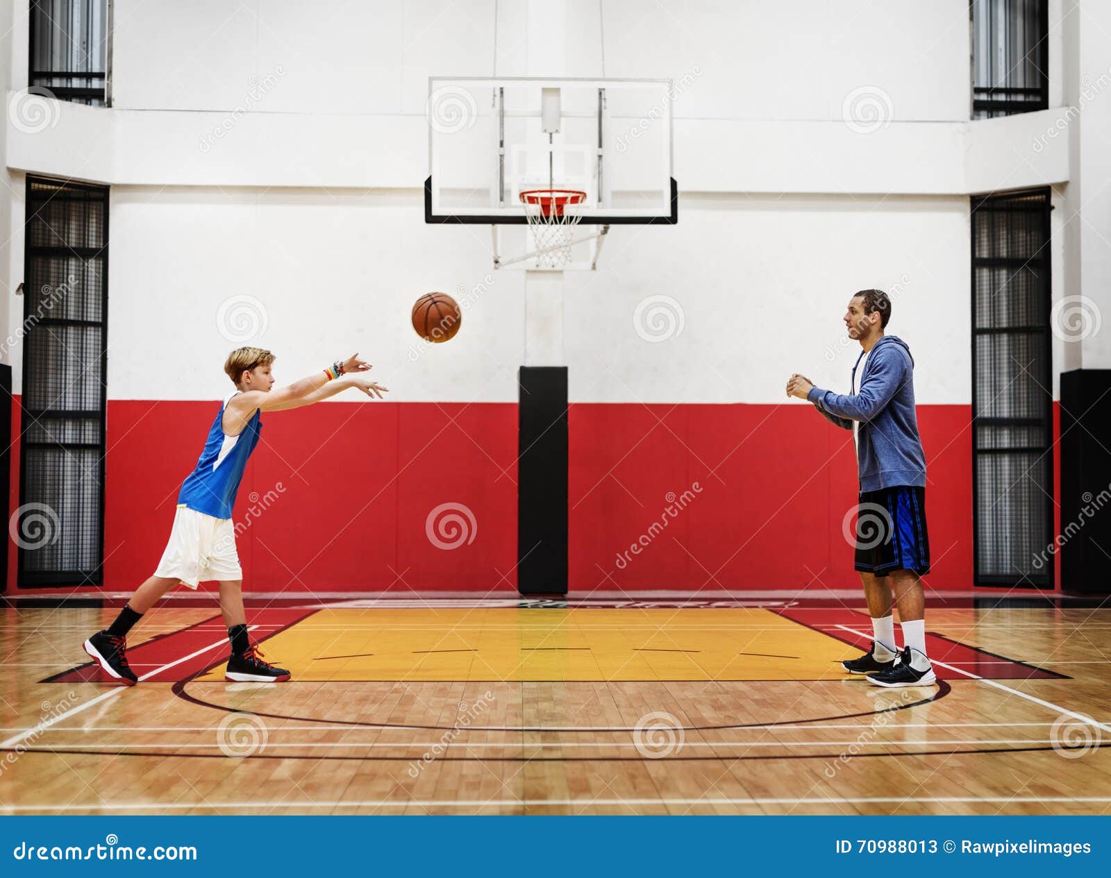 Basketball Player Athlete Exercise Sport Stadium Concept Stock Image ...