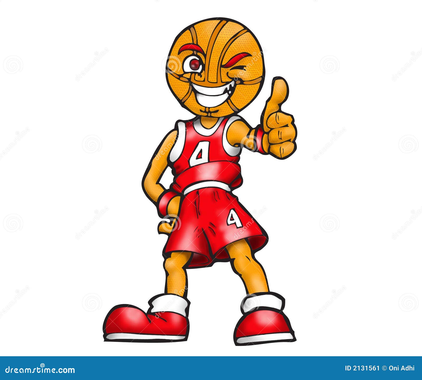 Basketball Player Character Stock Illustration - Illustration of ...