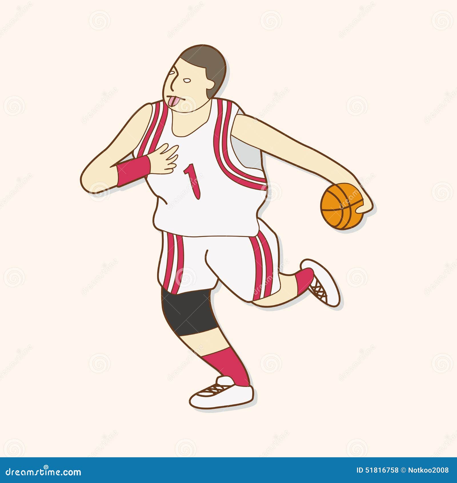 Basketball Player Elements Vector,eps Stock Vector - Illustration of ...
