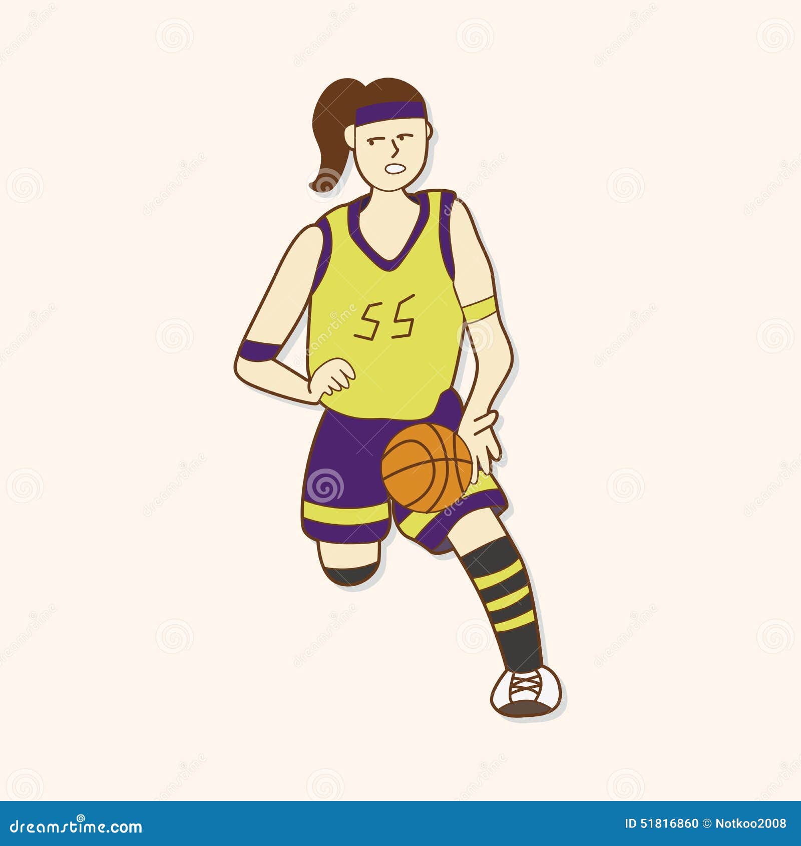 Basketball Player Elements Vector,eps Stock Vector - Illustration of ...