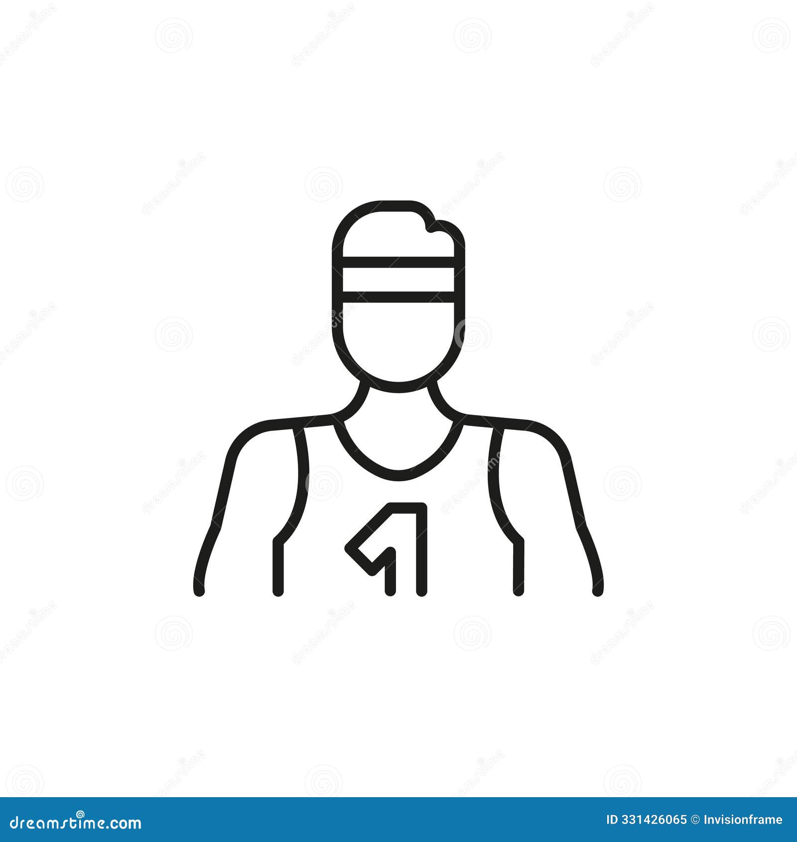 Basketball player icon stock illustration. Illustration of strength ...