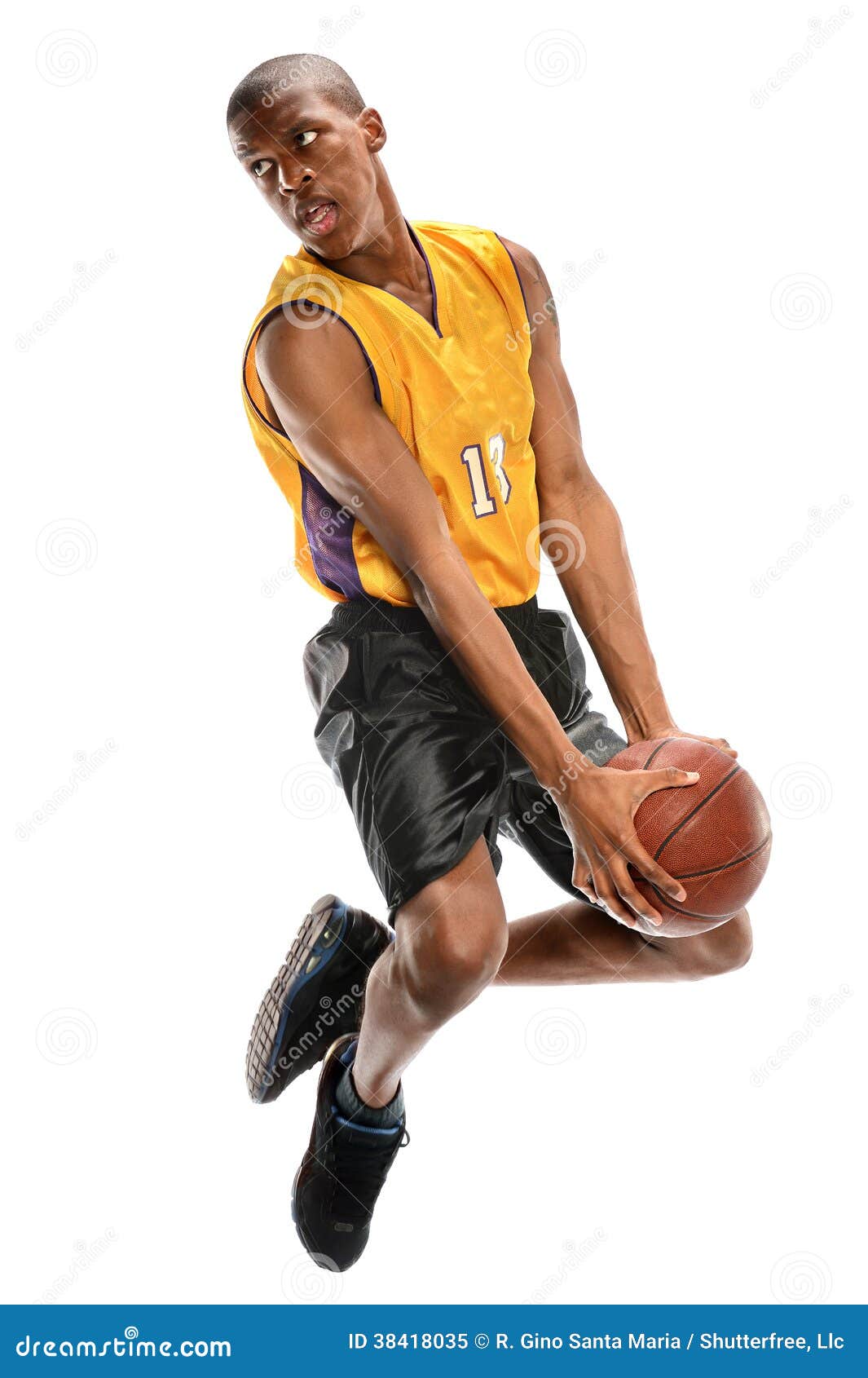 Basketball Player Jumping Royalty Free Stock Photo - Image: 38418035