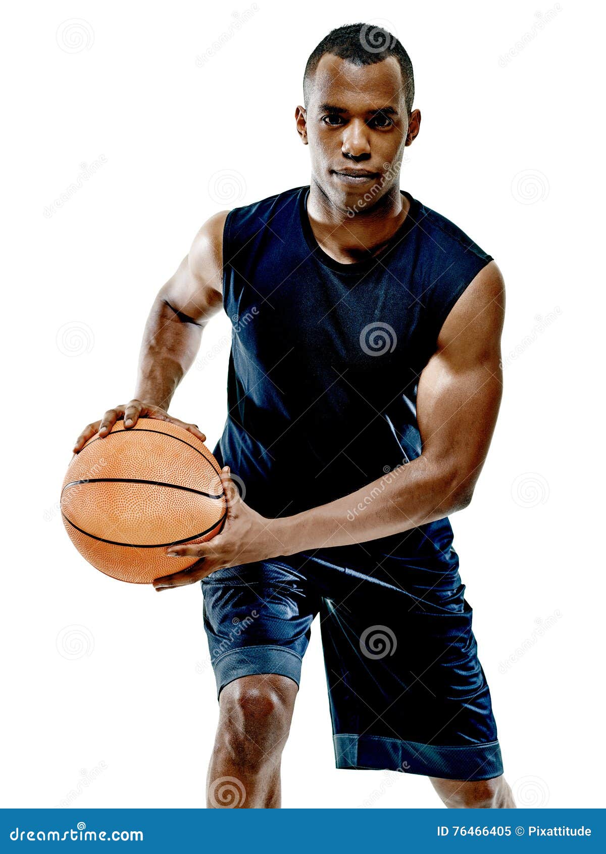 Basketball Player Man Isolated Stock Image - Image of studio, people ...