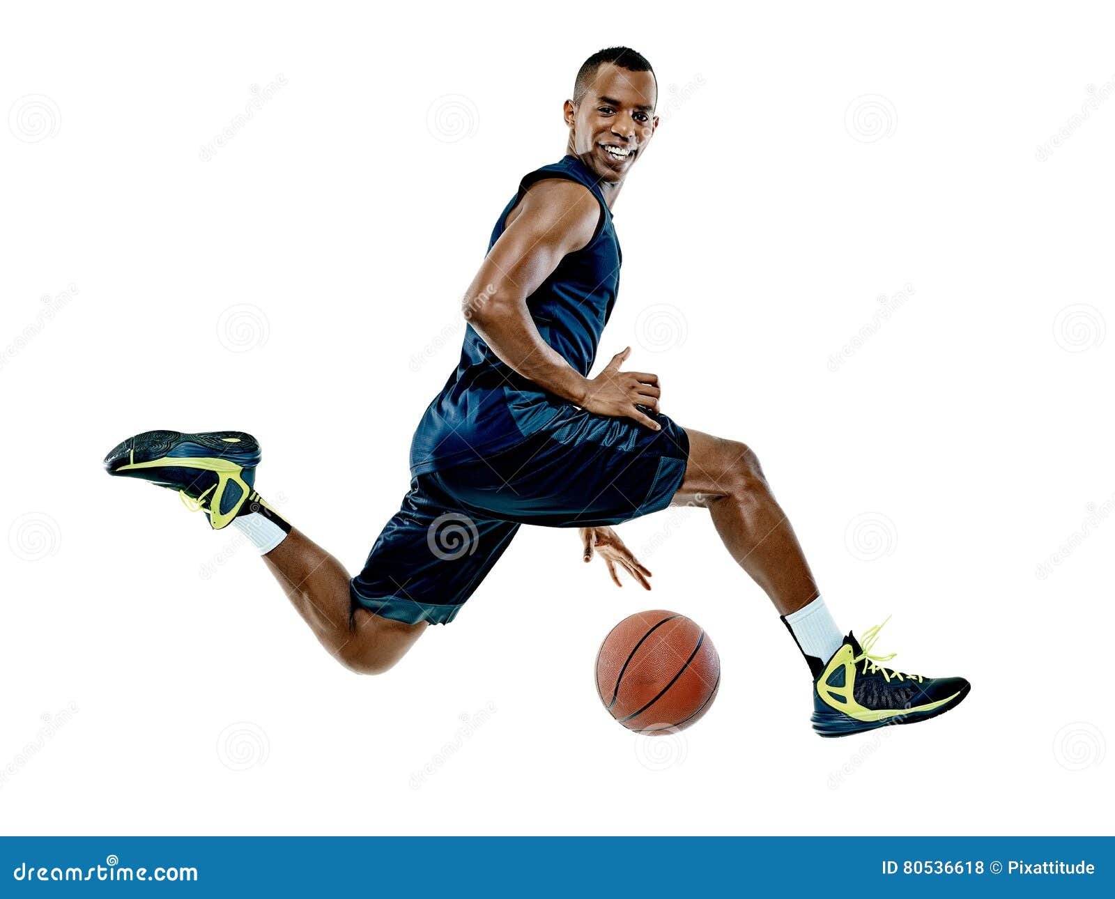 Basketball Player Man Isolated Stock Photo - Image of sports, action ...