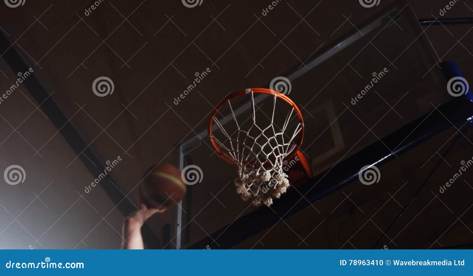 Basketball Player Missing a Hoop Stock Footage - Video of caucasian ...