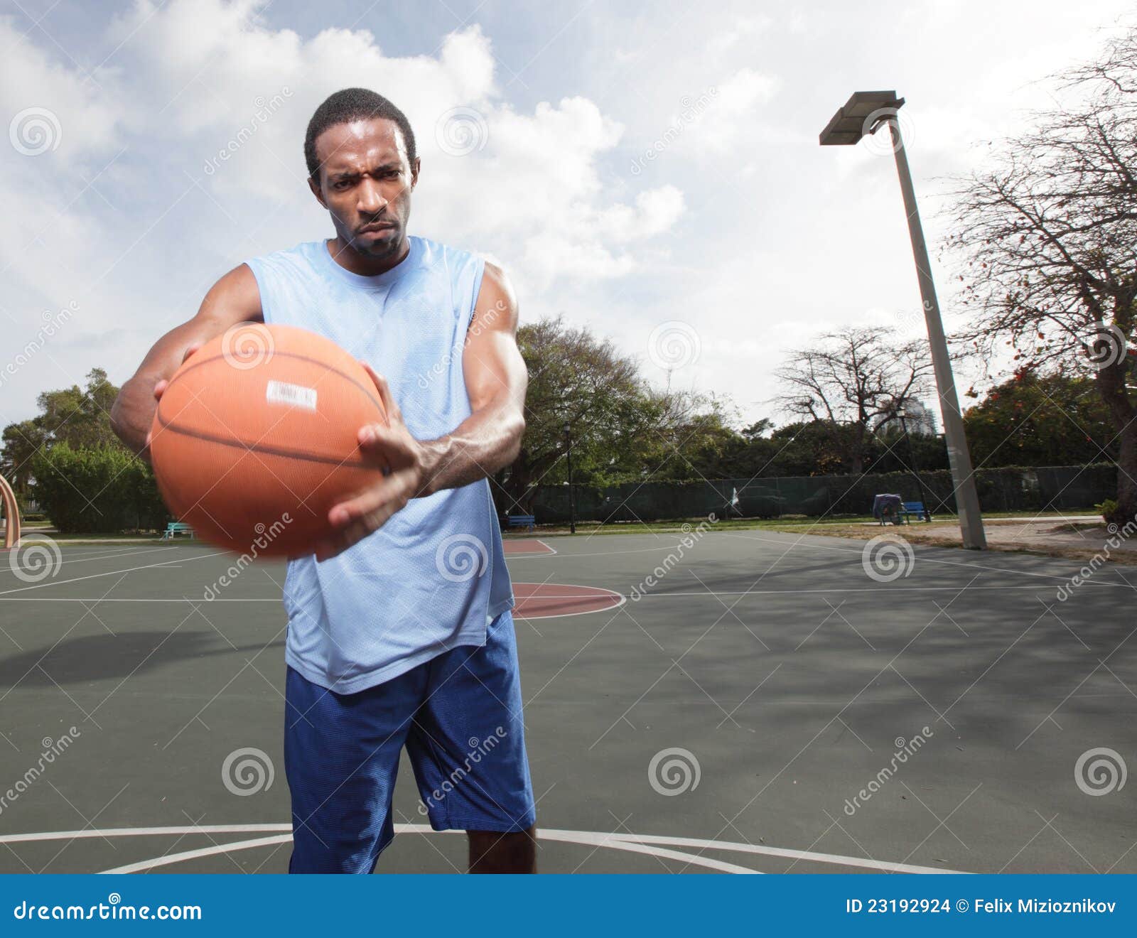 Basketball Player Passing the Ball Stock Photo - Image of wellness ...