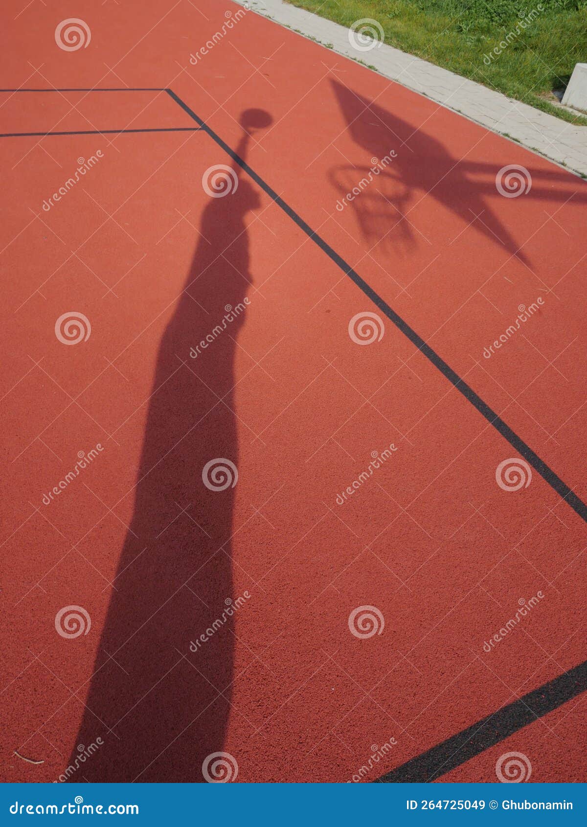 Basketball player shadow stock image. Image of point - 264725049
