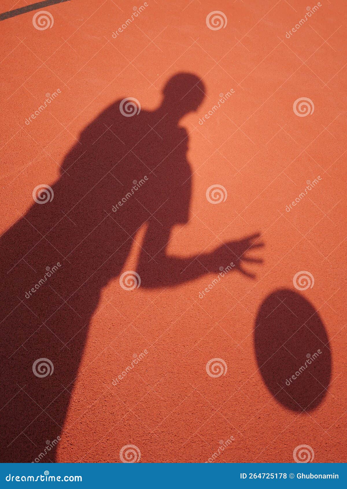 Basketball player shadow stock photo. Image of shooting - 264725178